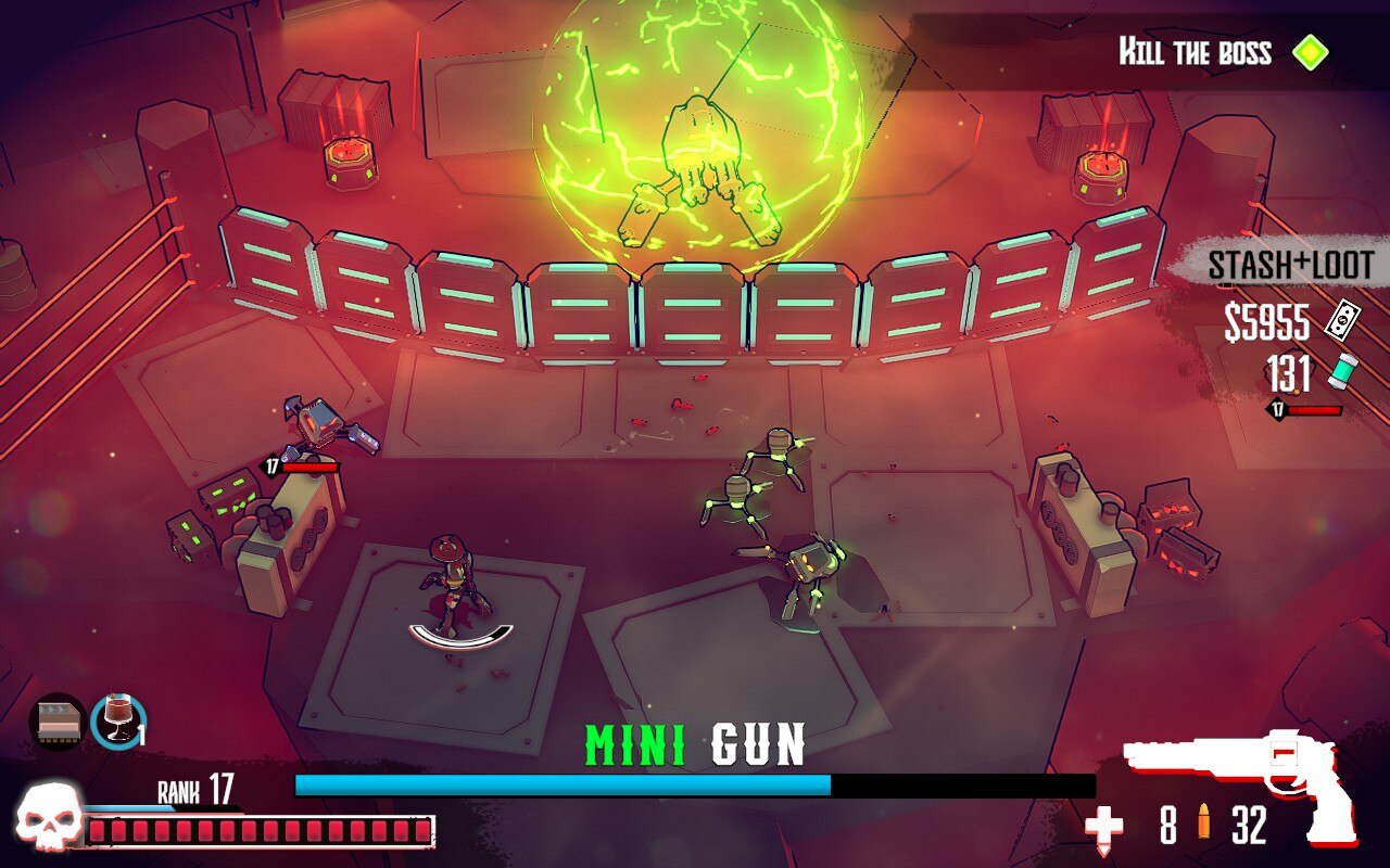 Dust & Neon Mini Gun - WayTooManyGames