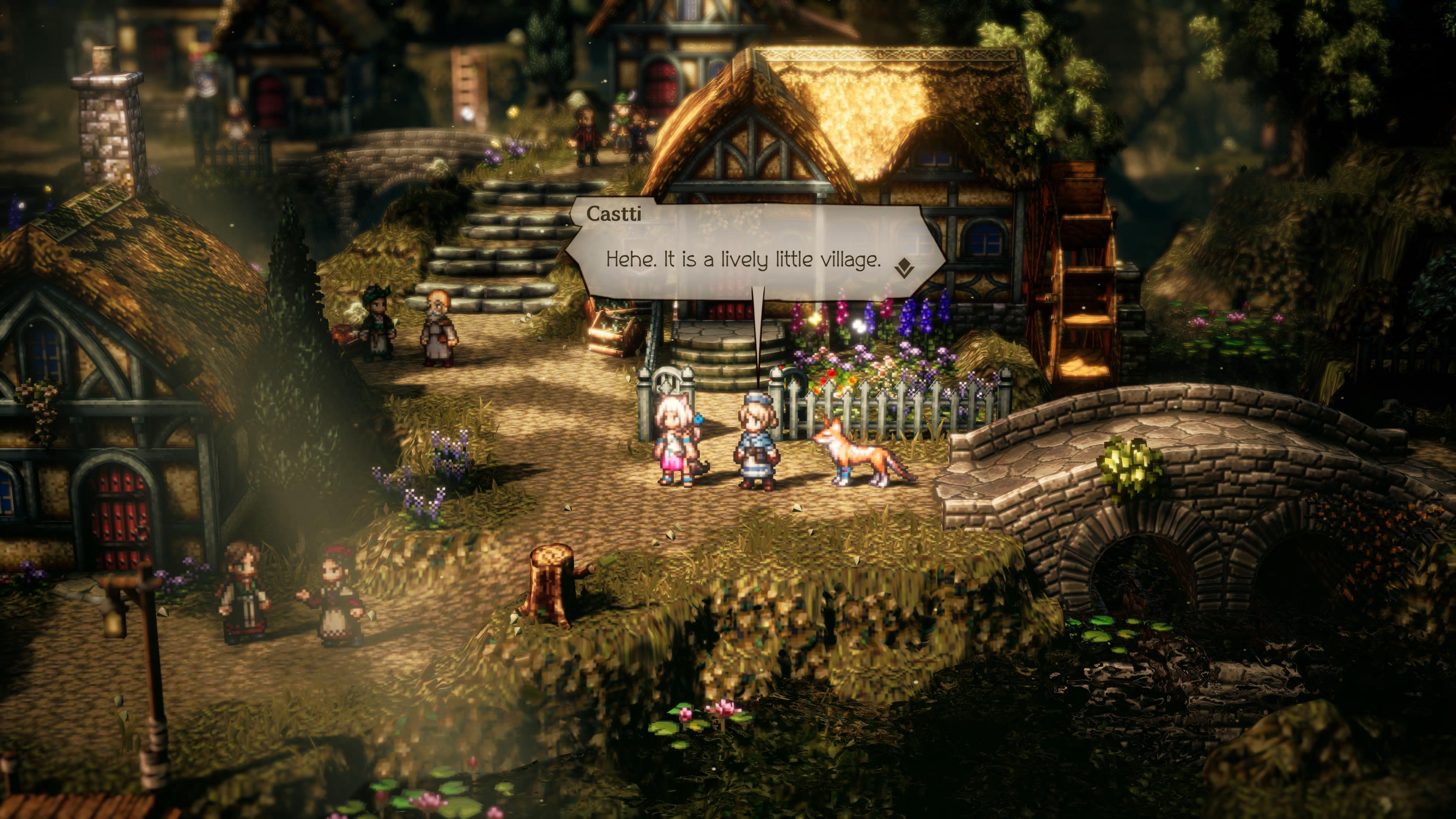 Castti and Ochette Crossed Path Quest - WayTooManyGames