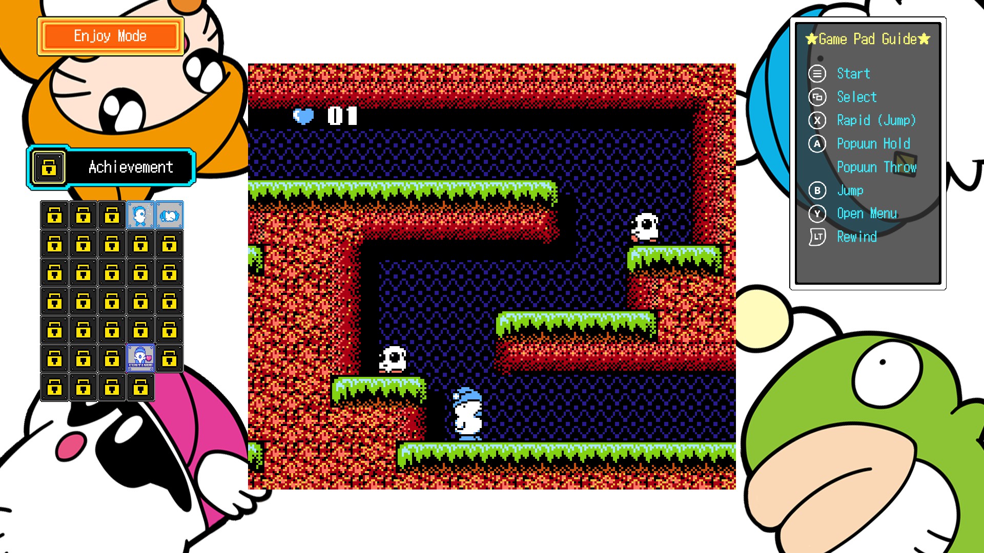 Review - Hebereke Enjoy Edition - WayTooManyGames